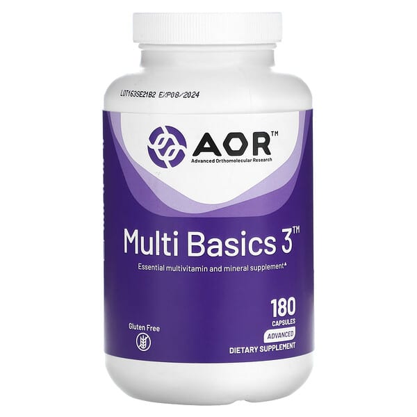 Viên uống Multi Basics 3 AOR hỗ trợ sức khỏe 180 viên