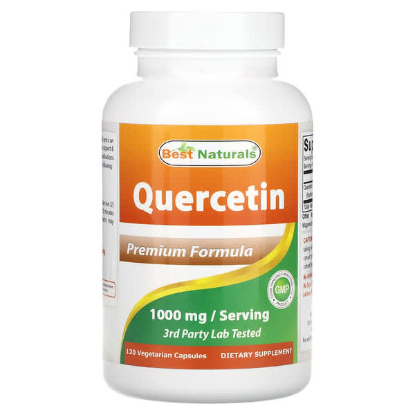 Quercetin 1000mg Best Naturals 120 Viên Thuốc Chay