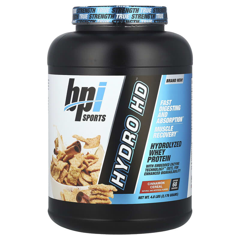 BPI Sports Hydro HD Whey Protein Cinnamon Cereal 4.8 lbs