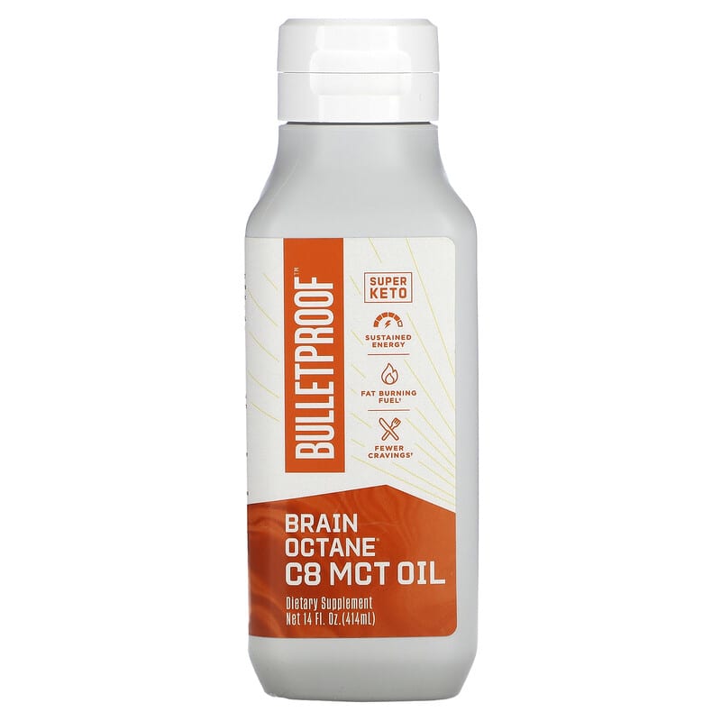 BulletProof Brain Octane C8 MCT Oil 14 fl oz (414 ml) | XaXi