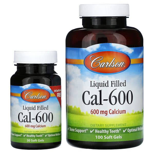 Viên uống Carlson Cal-600 600mg 100+30 viên