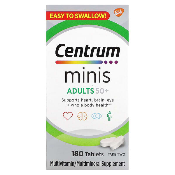 Centrum Adults 50+ Minis 180 Viên Dành Cho Người Lớn Tuổi