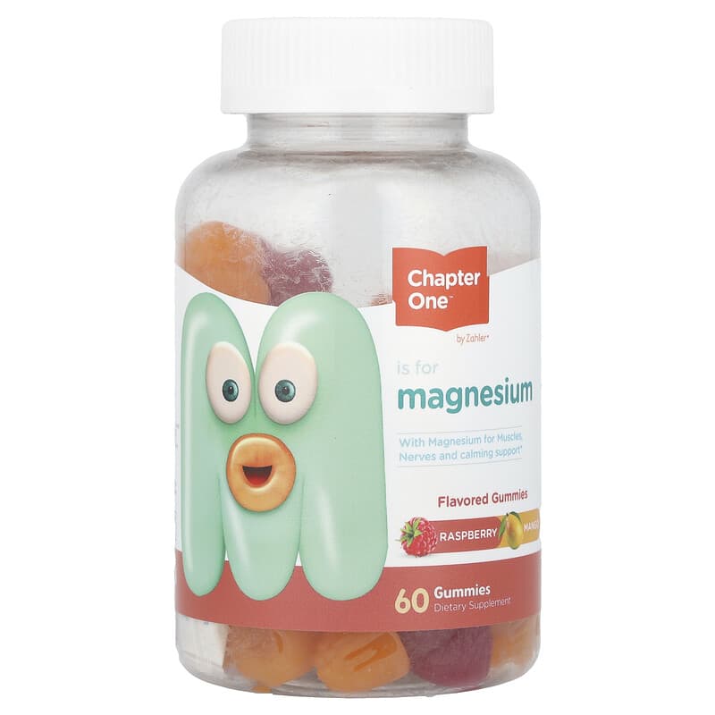 Chapter One Magnesium Gummies Raspberry Mango 60 Gummies