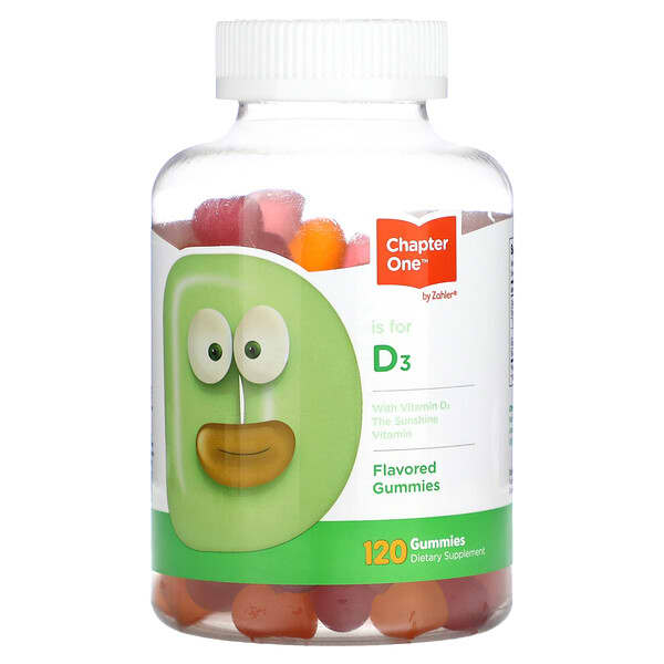 Vitamin D3 Flavored Gummies 120 Viên Bổ Sung Sức Khỏe