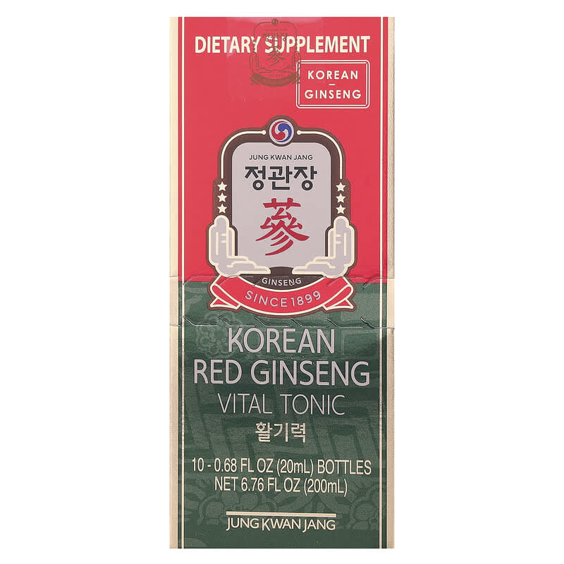 Cheongkwanjang Korean Red Ginseng Vital Tonic 10 Bottles