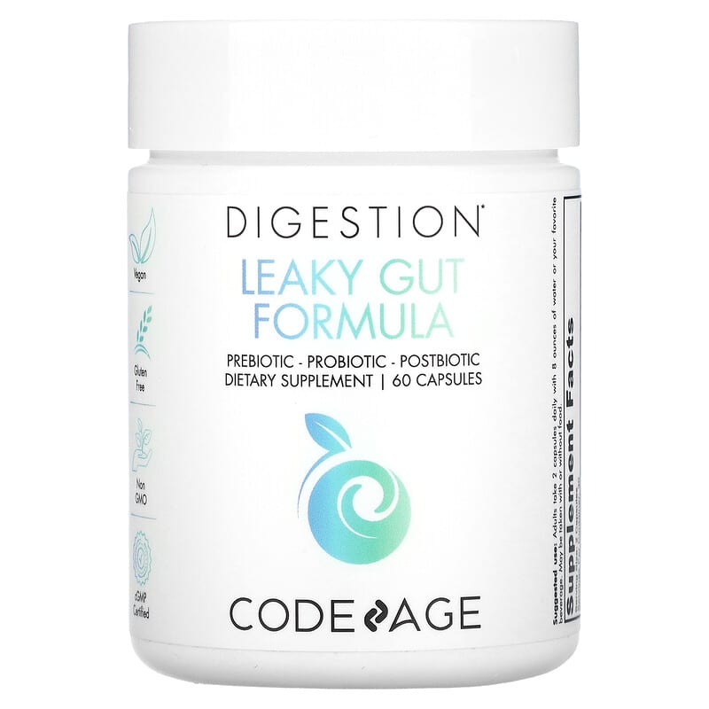 Codeage Digestion Leaky Gut Formula 60 Capsules | XaXi