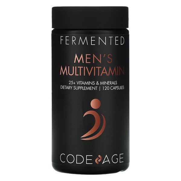 Codeage Fermented Men's Multivitamin 25+ Vitamins Minerals 120 Capsules | XaXi