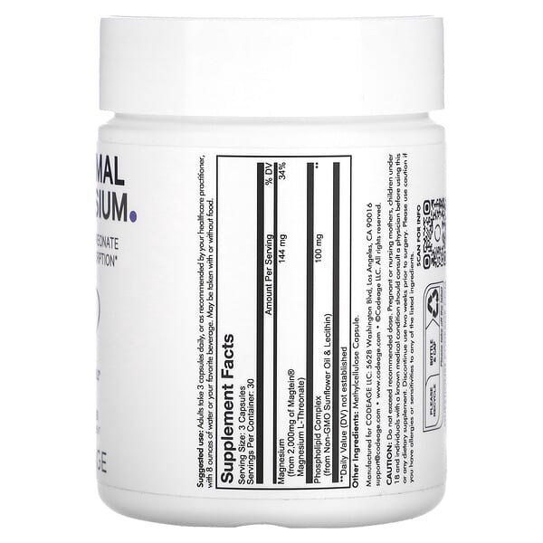 Magnesium L-Threonate Liposomal Codeage 90 Viên