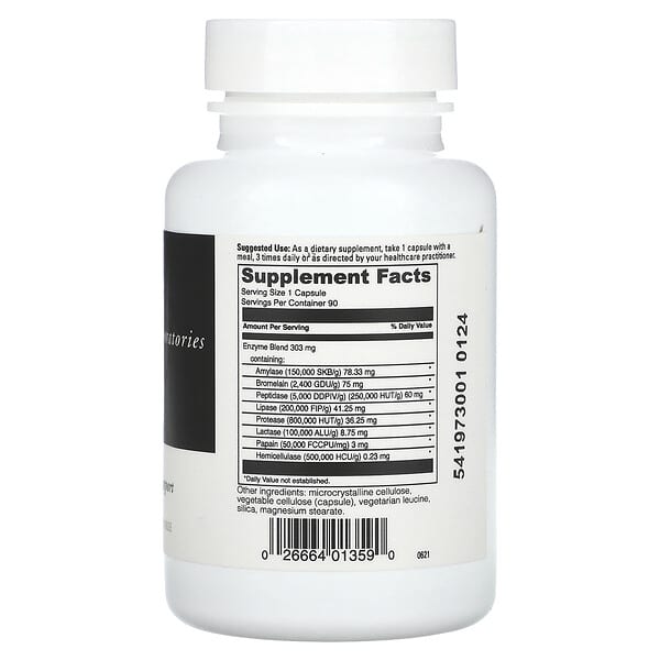 Viên uống Digenzyme DaVinci Labs 90 viên hỗ trợ tiêu hóa