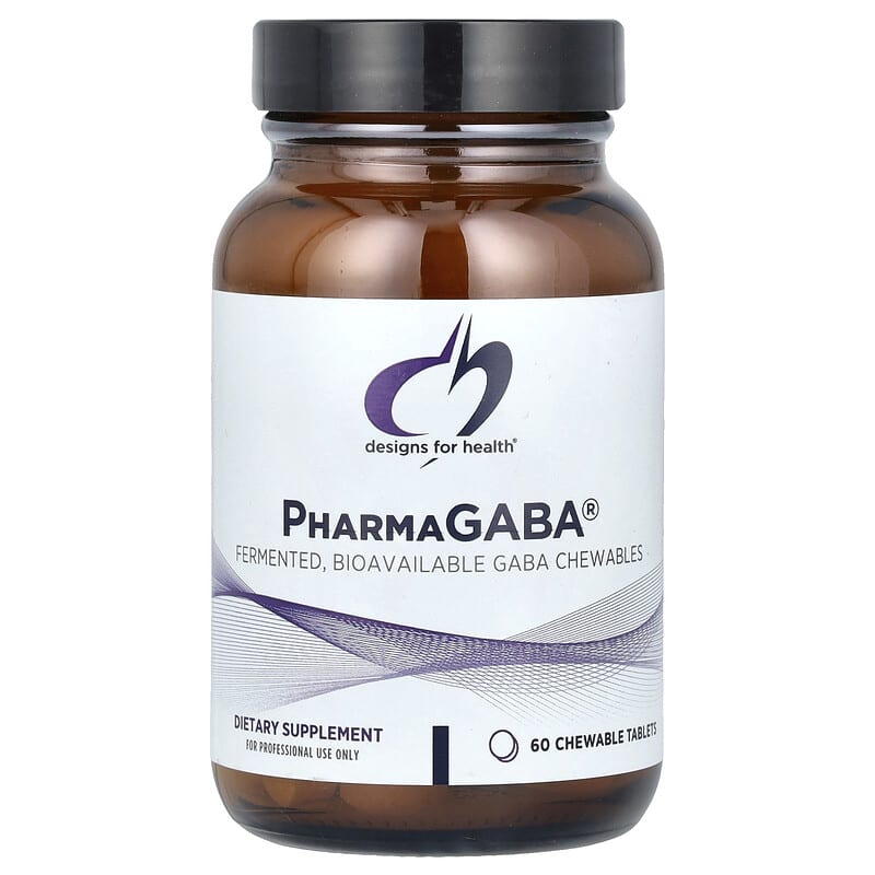 Designs For Health Pharmagaba 60 Chewable Tablets