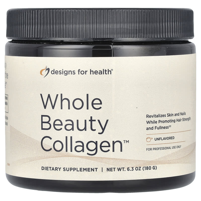 Whole Beauty Collagen Unflavored 6.3 oz by Designs For Health