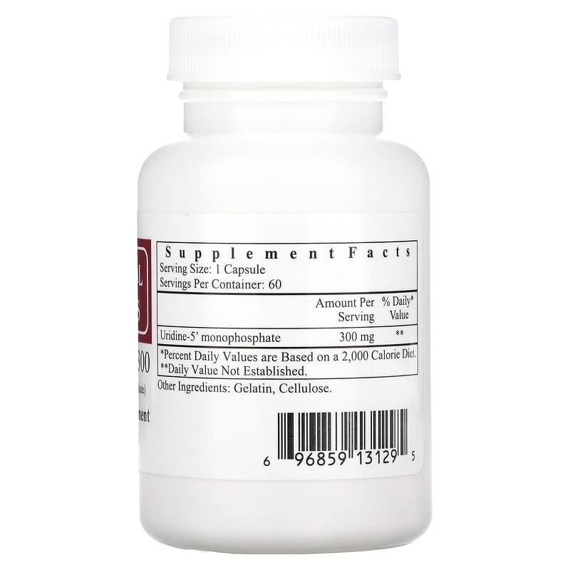 Ecological Formulas Uridine-300 60 Capsules | XaXi