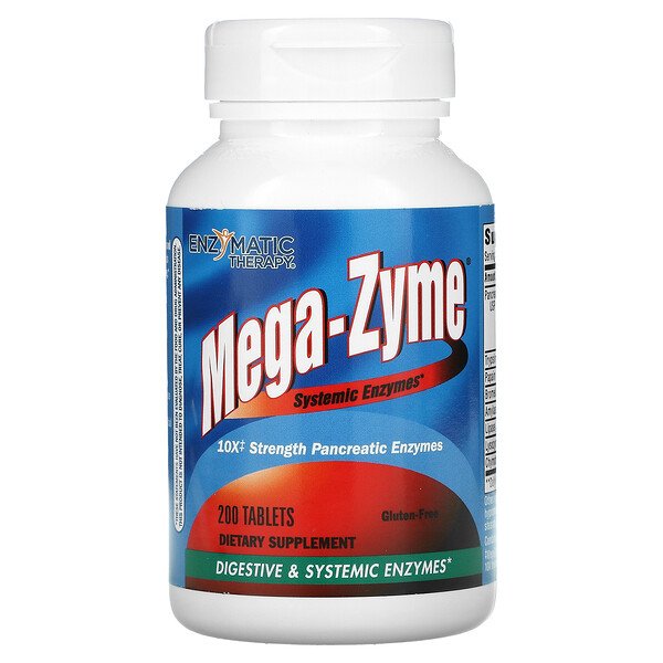 Nature's Way Mega-Zyme Systemic Enzymes 200 Tablets | XaXi