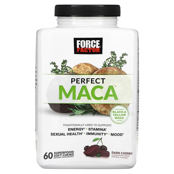 Kẹo mềm Superfood Perfect Maca Dark Cherry 60 viên