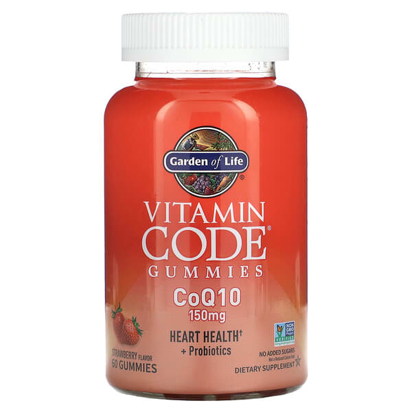 Gummy Vitamin Code CoQ10 Garden of Life 150mg Dâu 60 viên