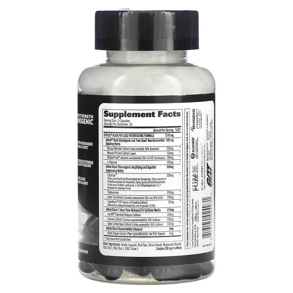 GAT Jet Fuel Black Series Thermogenic 90 viên