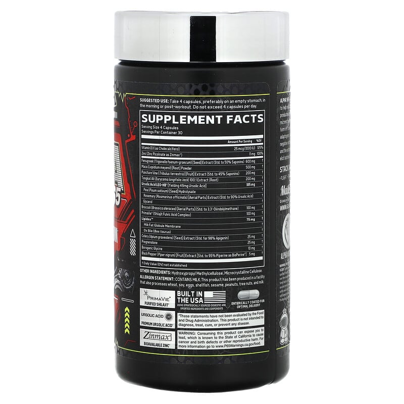 Glaxon Alpha 365 Male Optimization 120 Capsules