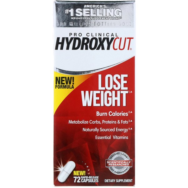 Hydroxycut Pro Clinical Hydroxycut Lose Weight 72 Rapid-Release ...