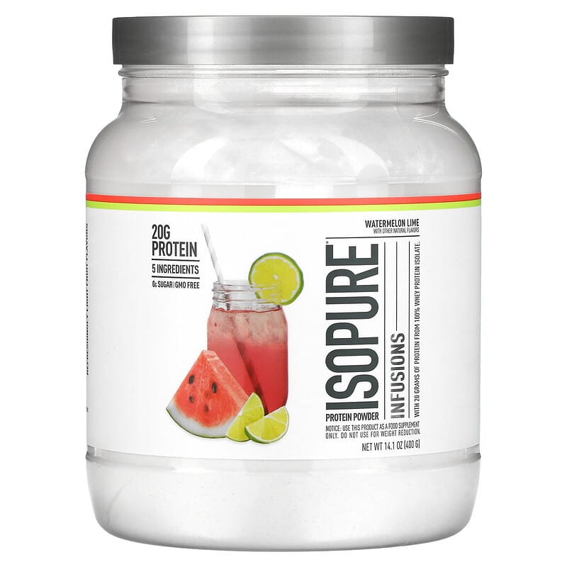 Bột protein Isopure hương dưa hấu chanh 400g