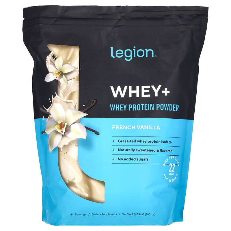 Legion Athletics Whey+ French Vanilla Protein 5 Lbs
