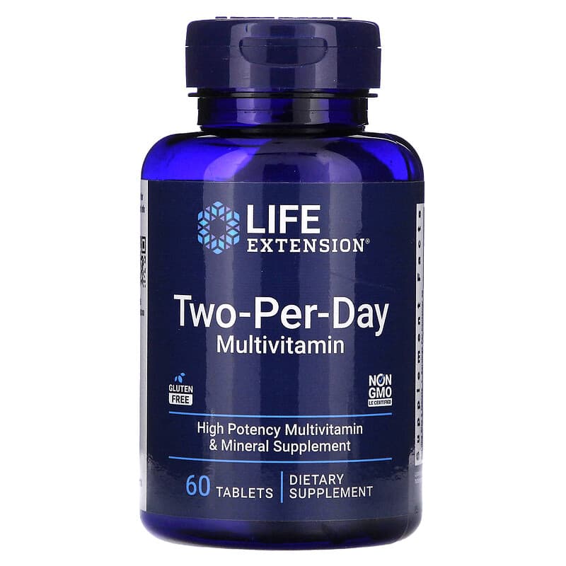 Life Extension Two-Per-Day Multivitamin V2 60 Tablets