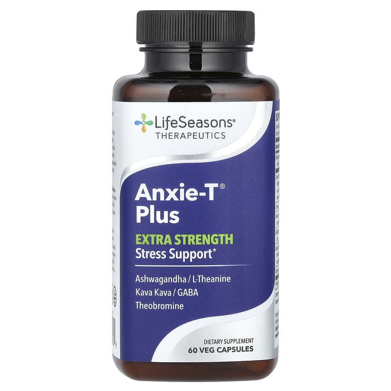 Lifeseasons Anxie-T Plus Extra Strength 60 Veg Capsules