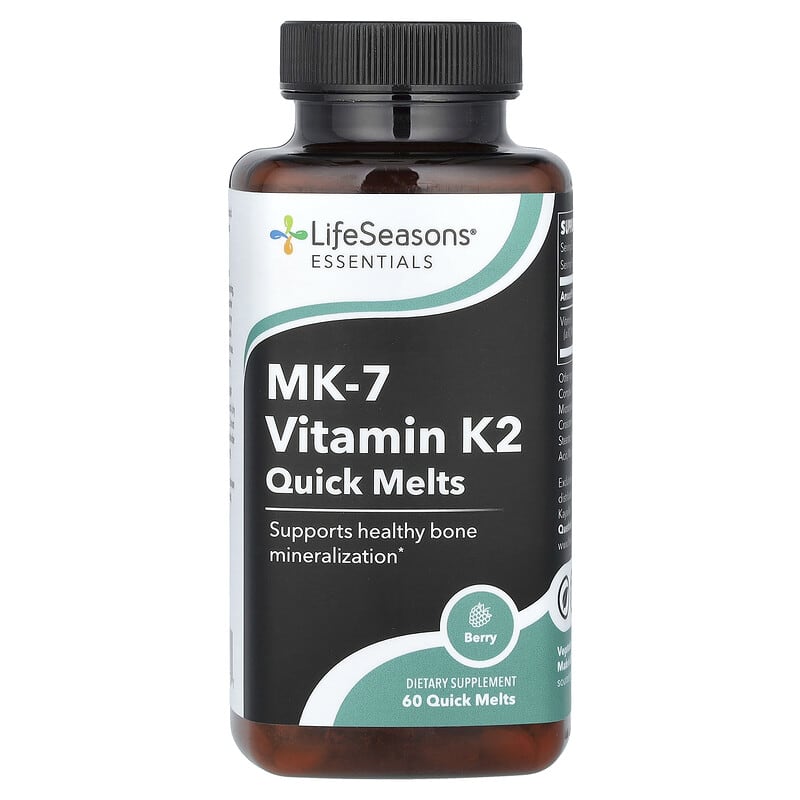Lifeseasons Vitamin K2 Mk-7 Quick Melts Berry 60 viên