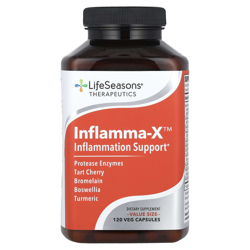Lifeseasons Inflamma-X 120 Veg Capsules Giảm Viêm Tự Nhiên