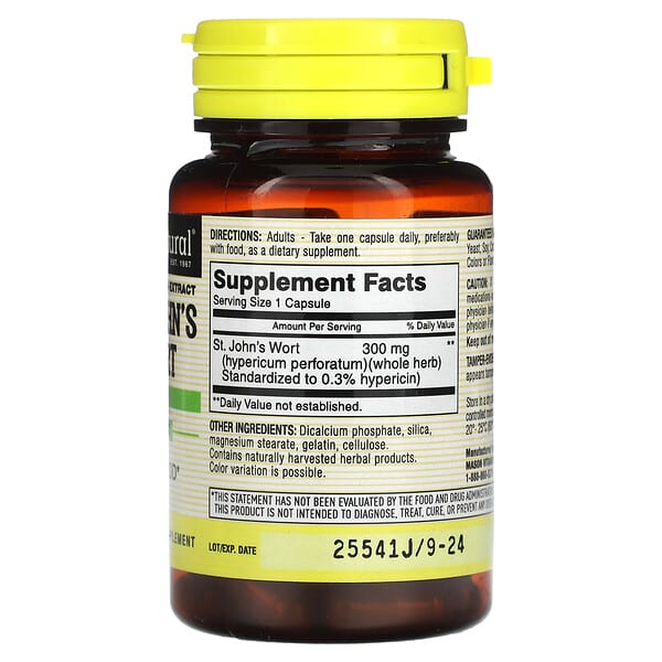 Viên uống St. John's Wort Mason Natural 60 viên