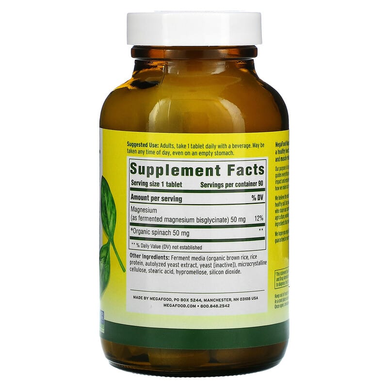 MegaFood Magnesium 90 Tablets | XaXi
