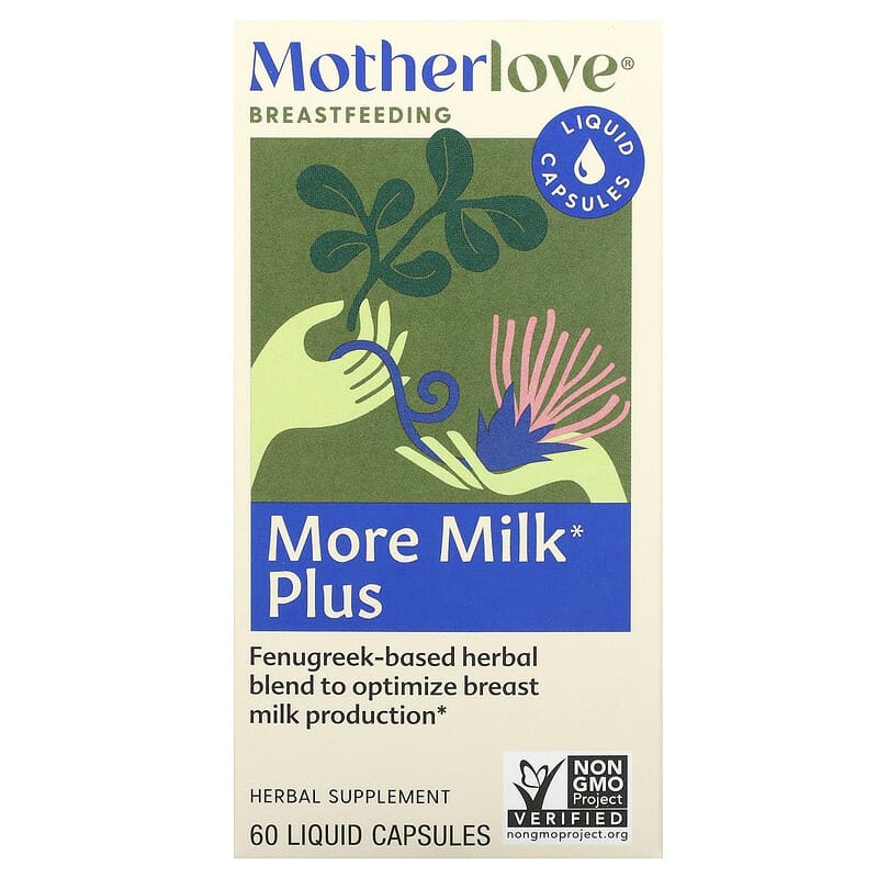 Motherlove More Milk Plus 60 Liquid Capsules for Breastfeeding