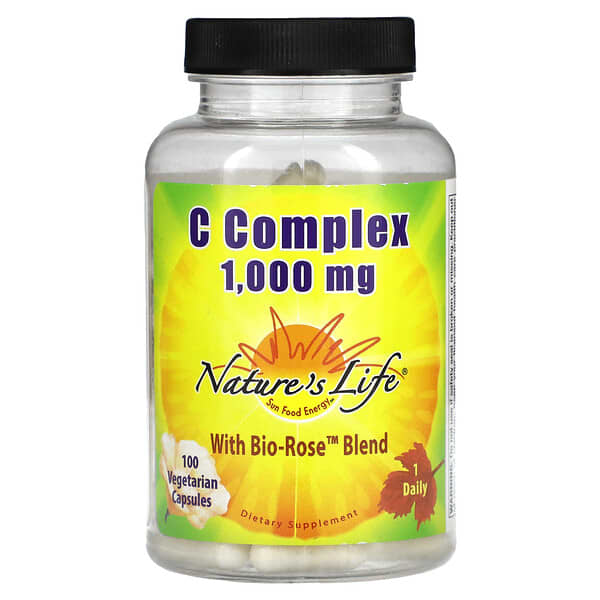 Viên uống C Complex 1000mg 100 viên thực vật Nature's Life