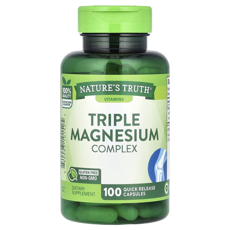 Triple Magnesium Complex 100 Capsules Nature's Truth