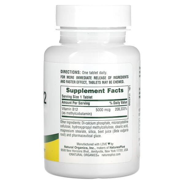 Viên ngậm Shot-O-B12 5000 mcg cho sức khỏe năng lượng