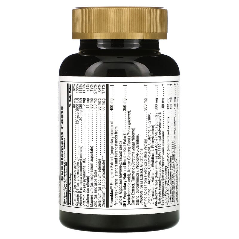 NaturesPlus Ultra GHT Male Maximum Strength 90 Extended Release Tablets ...