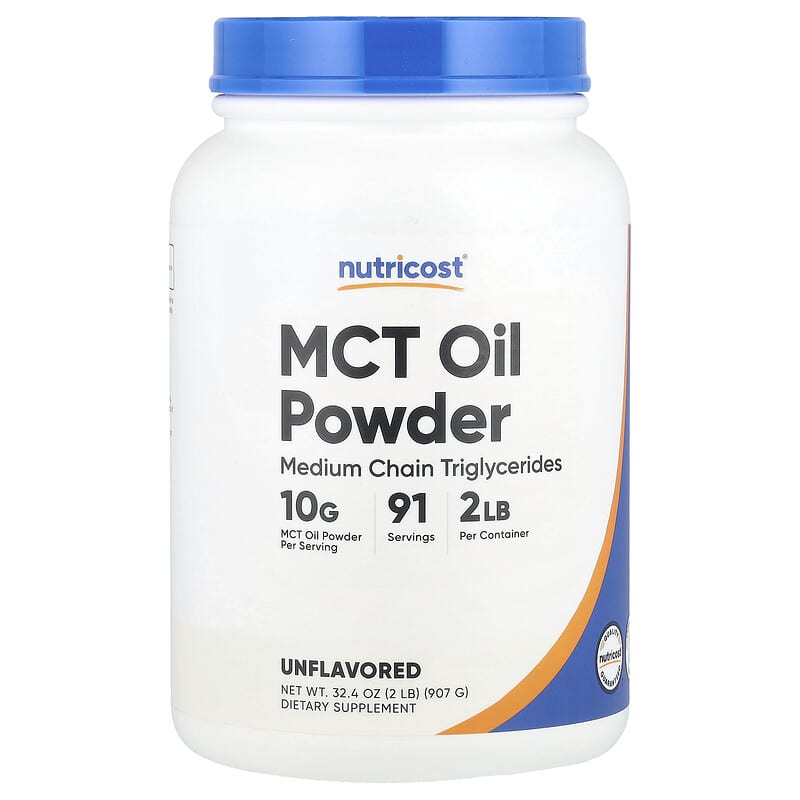 Nutricost MCT Oil Powder Unflavored 32.4 oz 907 g