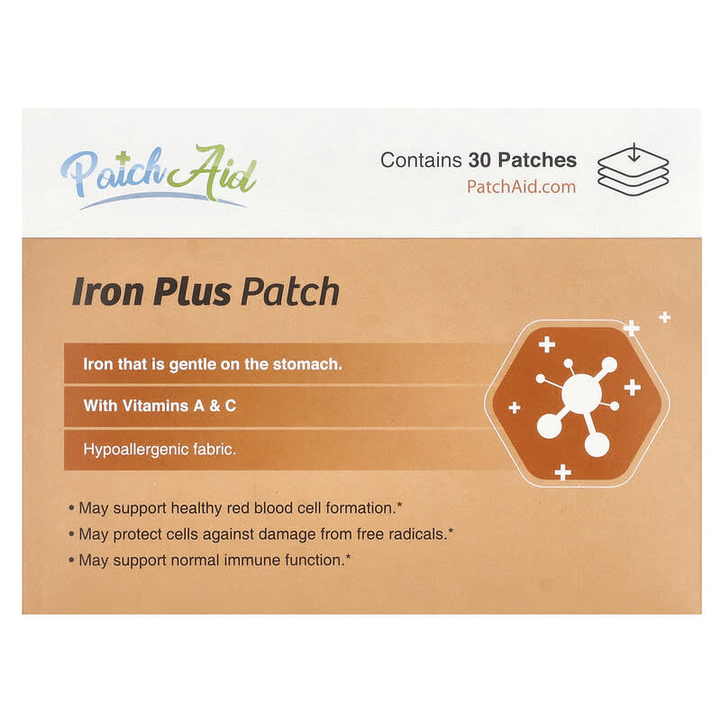 Patchaid Iron Plus Patch 30 Patches Tăng Cường Sắt