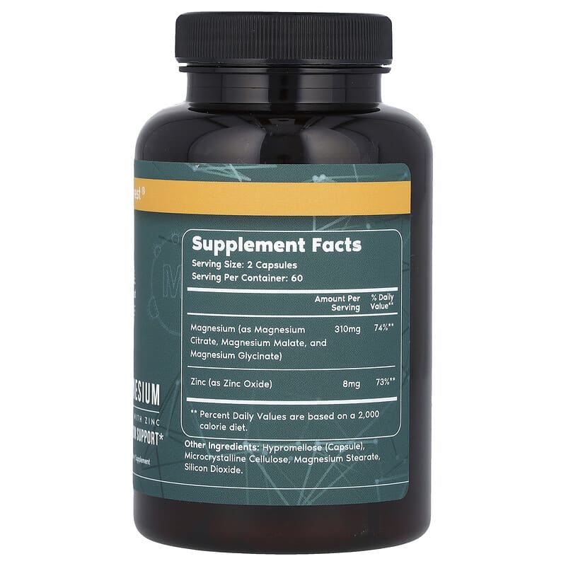 Primal Harvest Magnesium 310 mg 120 Capsules Tăng Cường Sức Khỏe