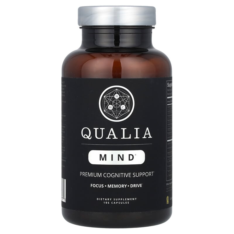Qualia Mind 105 Capsules Tăng Cường Tinh Thần và Tập Trung