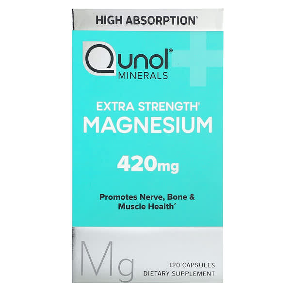 Viên uống Qunol Magnesium Extra Strength 420mg 120 viên