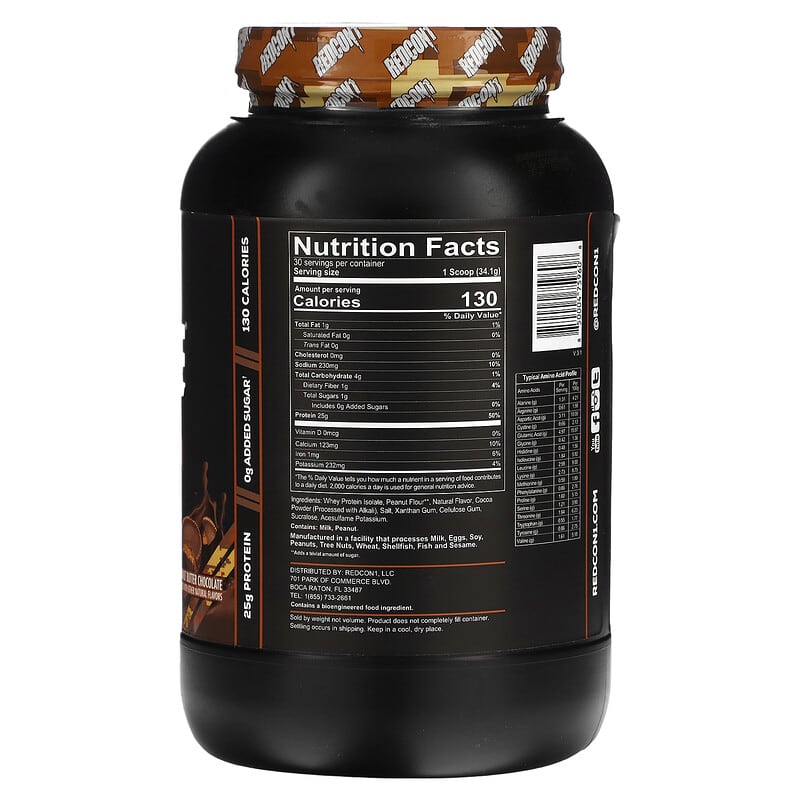 Redcon1 Isotope Whey Isolate Peanut Butter Chocolate 2.26Lb