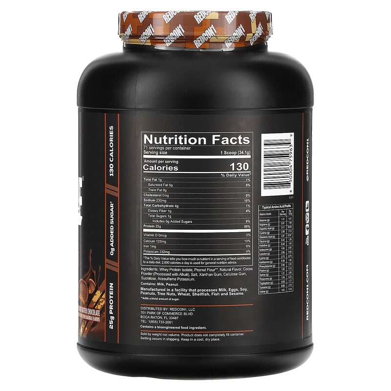 Redcon1 Isotope Whey Isolate Peanut Butter Chocolate 5.34 lb