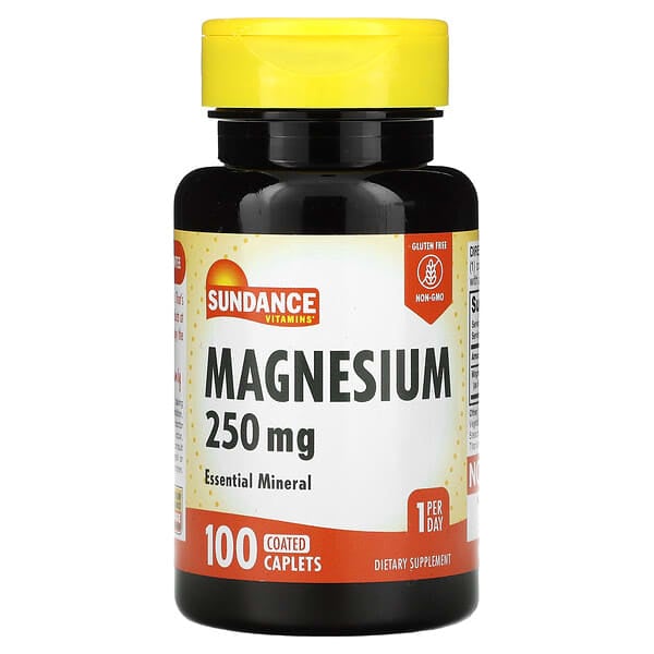 Sundance Vitamins Magnesium 250mg 100 Viên Nén Coated