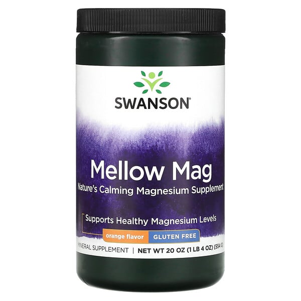 Nước uống Swanson Mellow Mag vị Cam 20 oz 554g