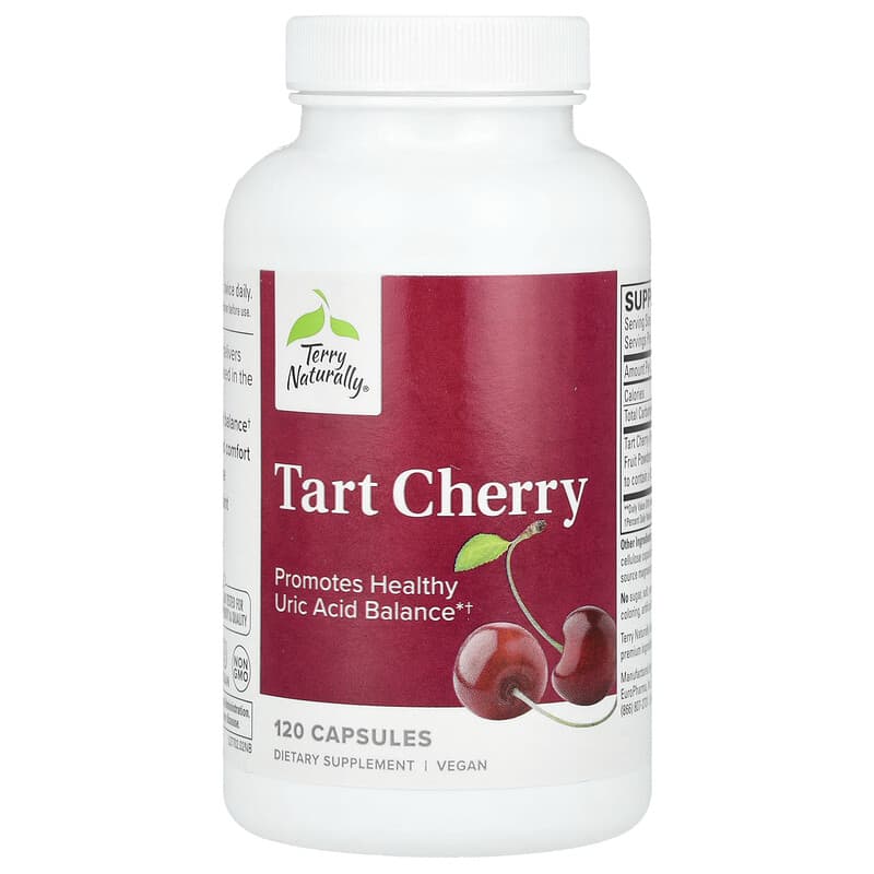 Terry Naturally Tart Cherry 120 Capsules Hỗ Trợ Sức Khỏe