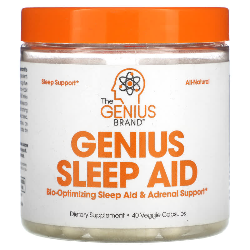 The Genius Brand Genious Sleep Aid 40 Veggie Capsules | XaXi
