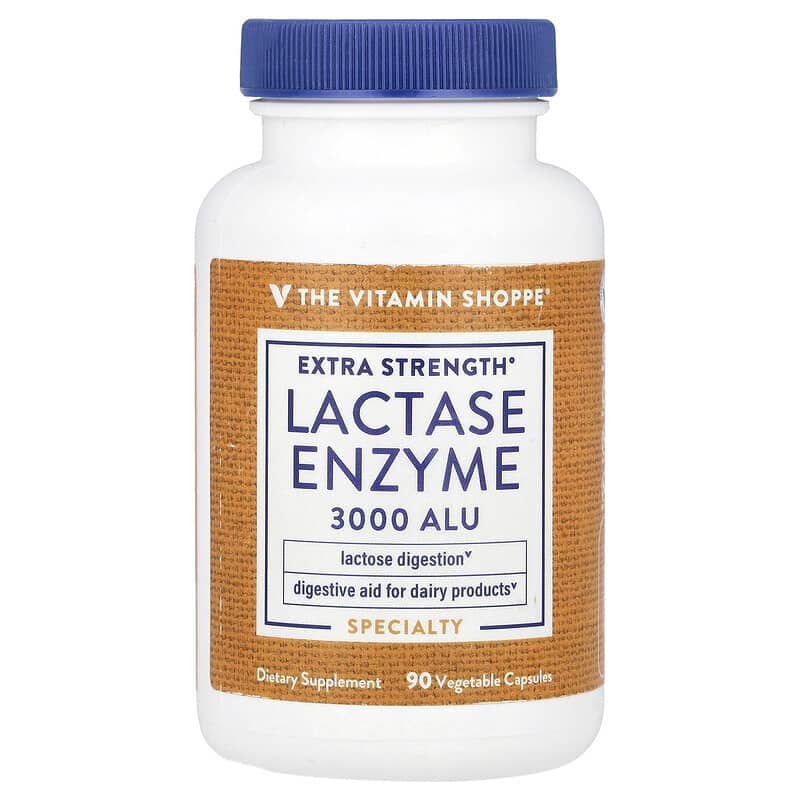 Lactase Enzyme Extra Strength 3000 Alu 90 Veg Capsules
