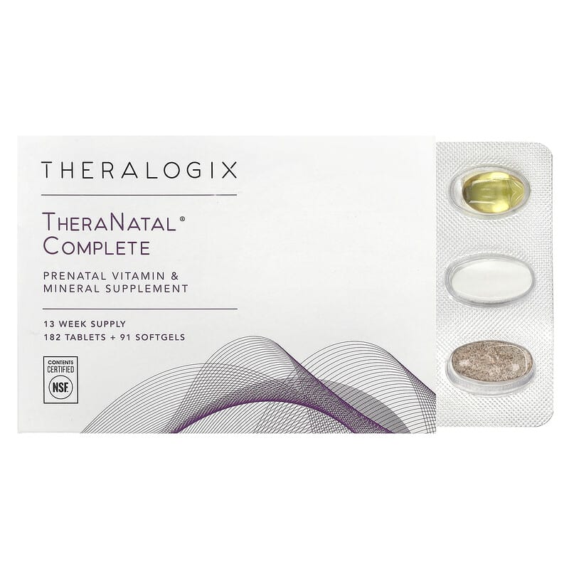 Theralogix Theranatal Complete 182 Tablets 91 Softgels