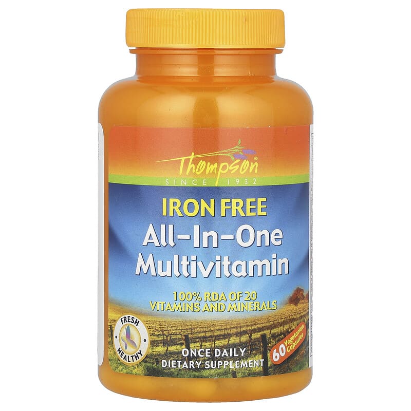 Thompson Multivitamin Iron Free 60 Vegetarian Capsules