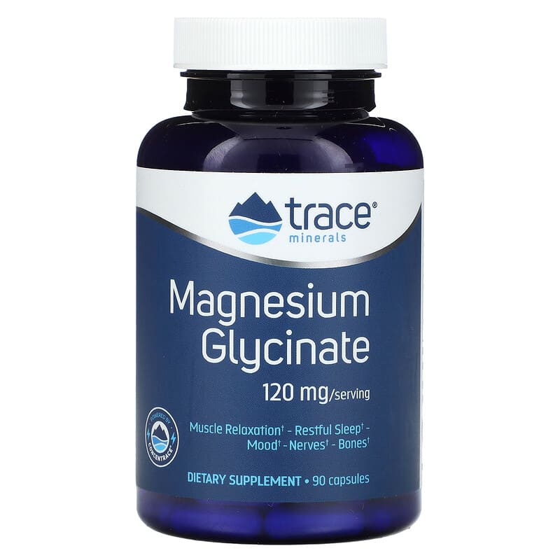 Trace Minerals Magnesium Glycinate 120 mg 90 Capsules